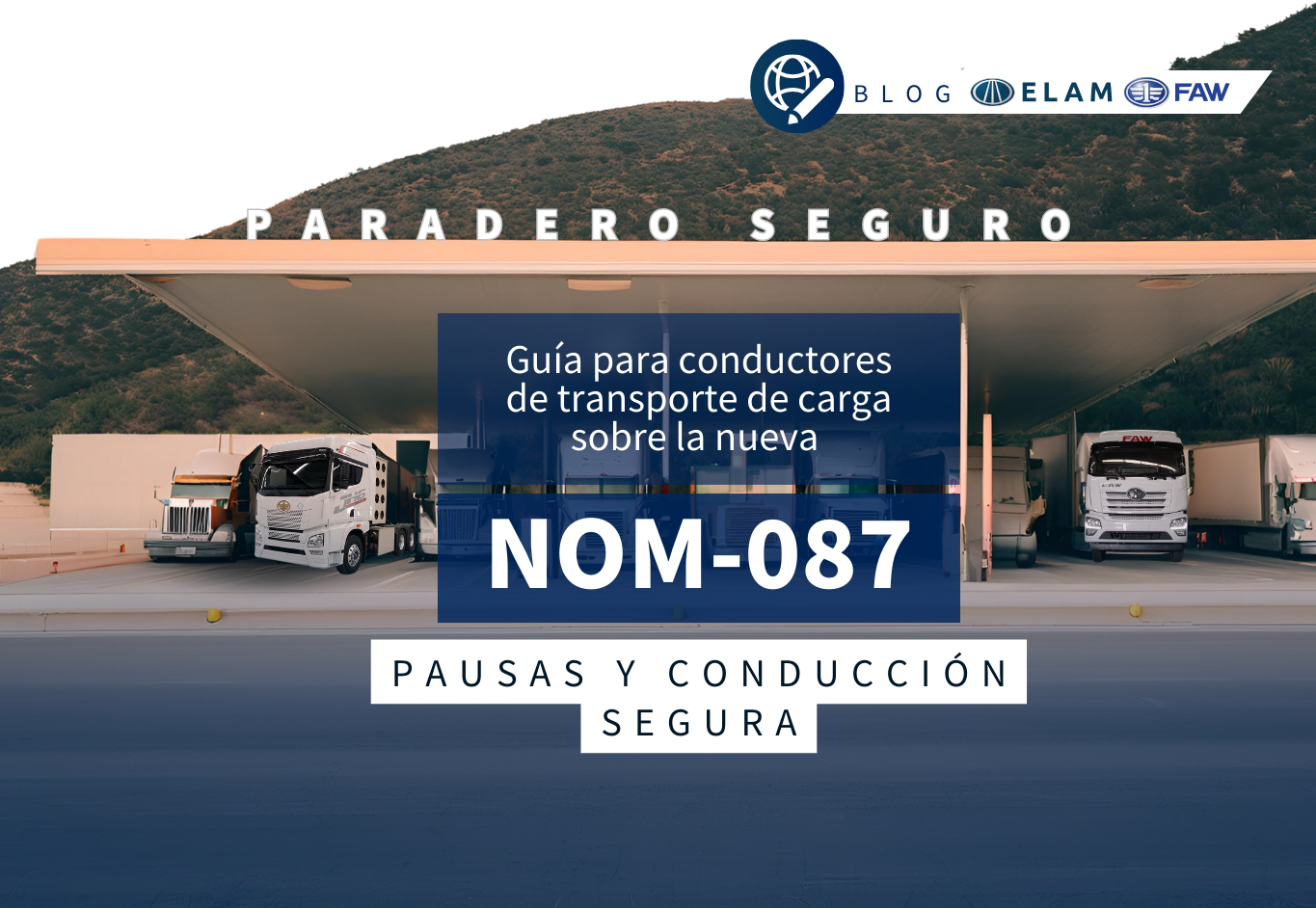 Guía para conductores de transporte de carga sobre la nueva NOM-087 ...